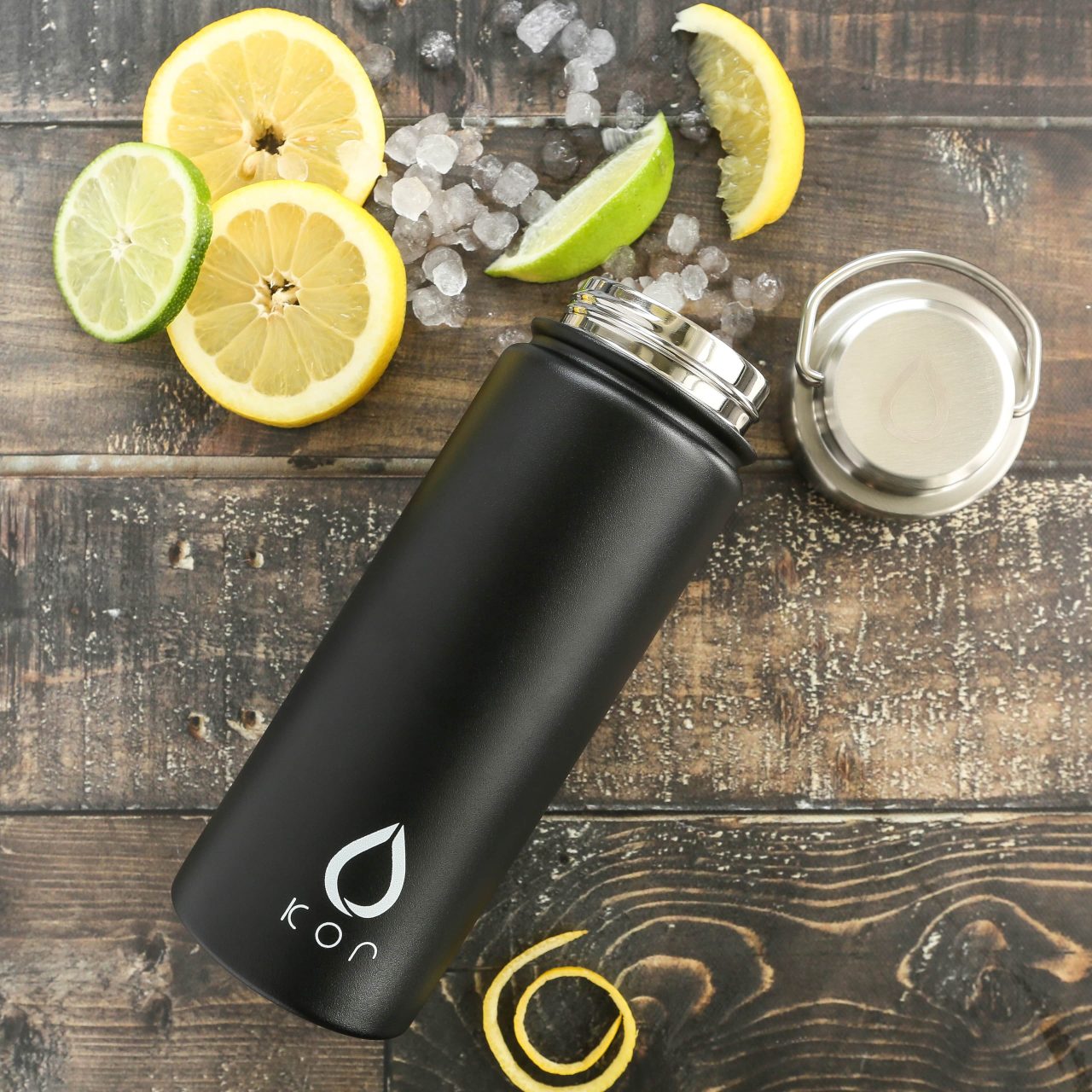 Insulated inox bottle KOR Rok 940 ml